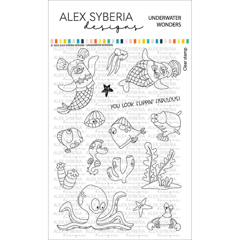 Alex Syberia Designs Underwater Wonders Stamp Set asdsta79 – Simon Says ...
