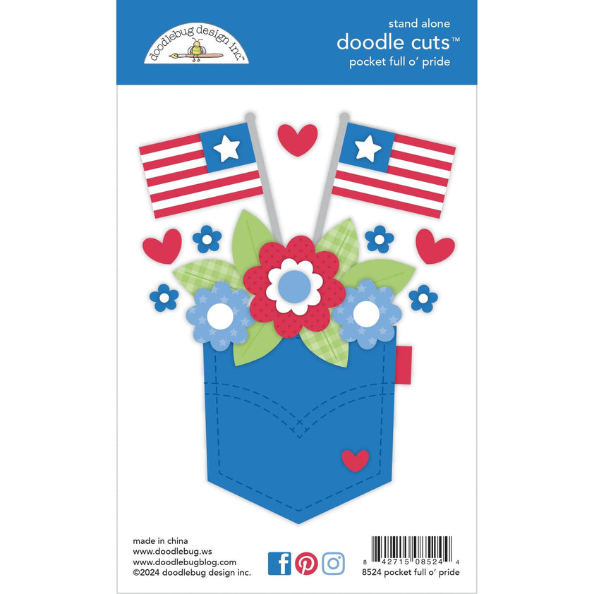 Doodlebug Pocket Full O' Pride Doodle Cuts 8524 – Simon Says Stamp
