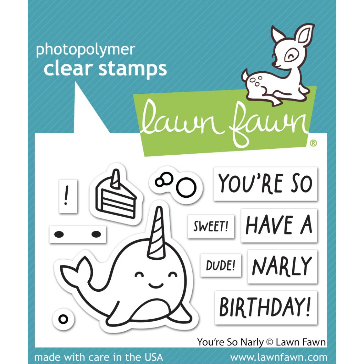 Lawn Fawn You're So Narly Clear Stamps lf3297 – Simon Says Stamp