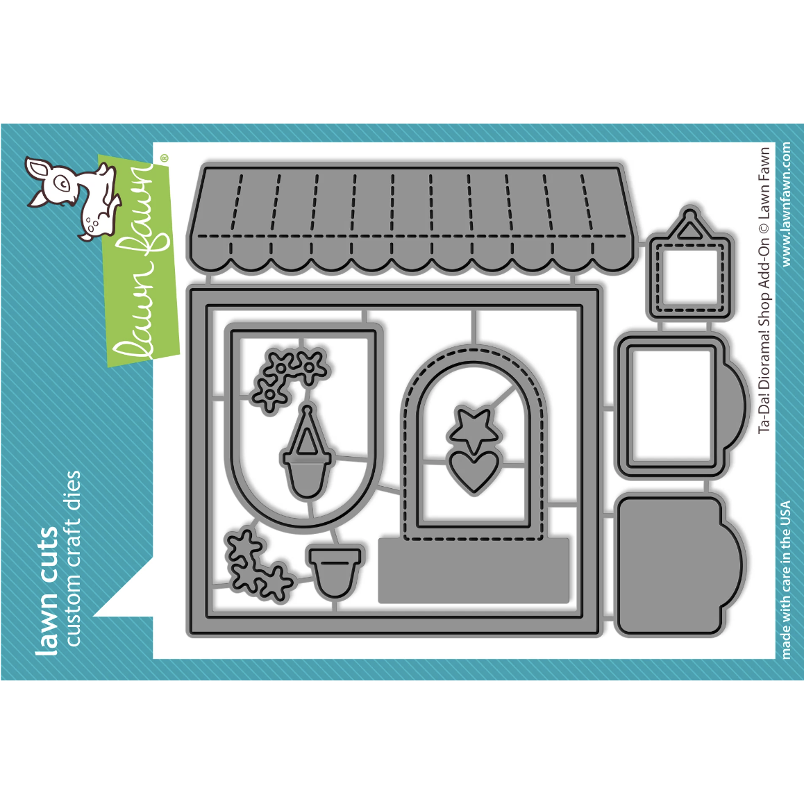 Lawn Fawn Ta-Da! Diorama! Shop Add-On Dies lf3434 – Simon Says Stamp