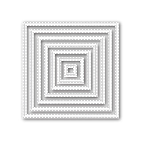 Simon Says Stamp STITCHED SQUARES Wafer Dies SSSD111454