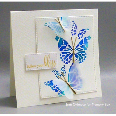 Memory Box REVERSE BUTTERFLY COLLAGE Craft Die 99145 – Simon Says Stamp