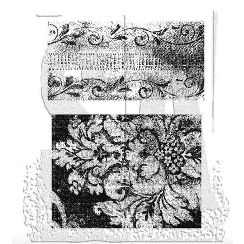 Tim Holtz Cling Rubber Stamps WEATHERED TEXTILES CMS023 – Simon Says Stamp