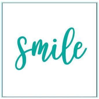 The Word Smile In Cursive