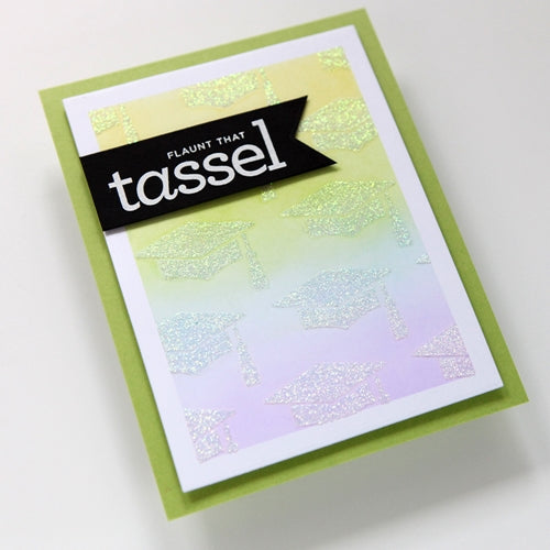 CZ Design Stencil GRAD CAPS czt002 – Simon Says Stamp