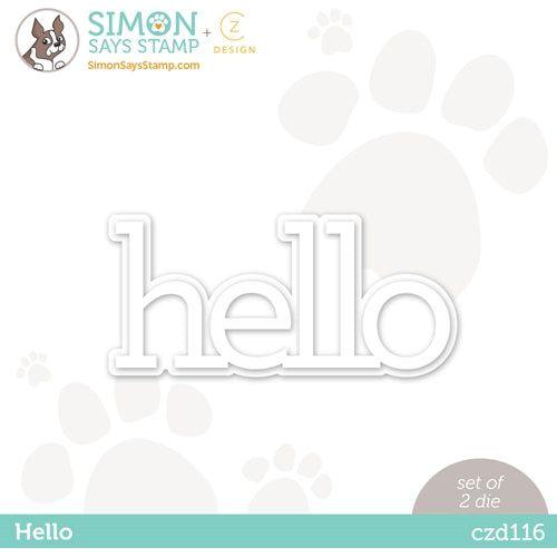 CZ Design HELLO Wafer Dies czd116 – Simon Says Stamp