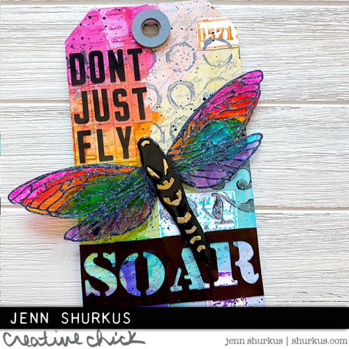 Tim Holtz Sizzix PERSPECTIVE MOTH Thinlits Dies 665434 – Simon Says Stamp