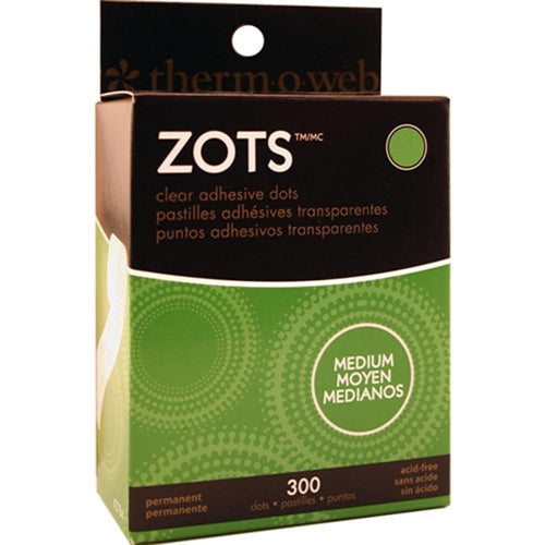 Zots MEDIUM Clear Adhesive Dots Permanent 3784 – Simon Says Stamp