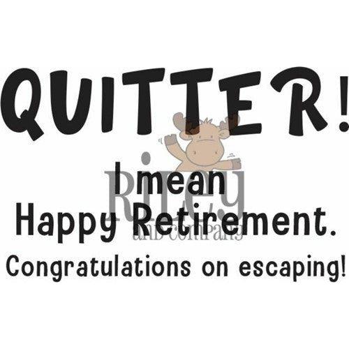 Riley and Company Funny Bones Quitter Clear Stamp rwd-1014 – Simon Says ...