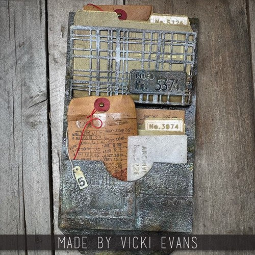 Tim Holtz Sizzix SPECIMEN Thinlits Dies 665930 – Simon Says Stamp