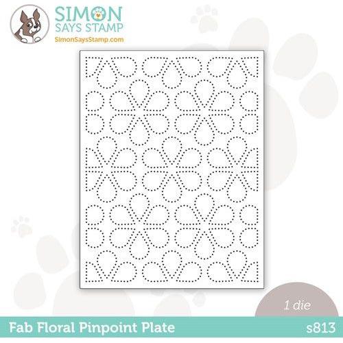 Simon Says Stamp FAB FLORAL PINPOINT PLATE Wafer Die s813