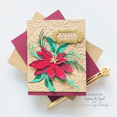 Simon Says Stamp Embossing Folder and Dies Sterling Labels sfd300 Cozy