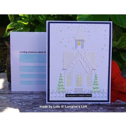 Simon Says Stamp Embossing Folder And Dies COUNTRY CHURCH sfd307 Holid