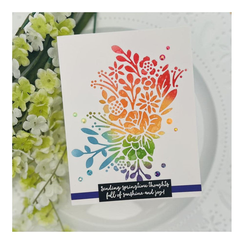 Papertrey Ink Elegant Edges Spring Flowers Dies PTI-0573 – Simon Says Stamp
