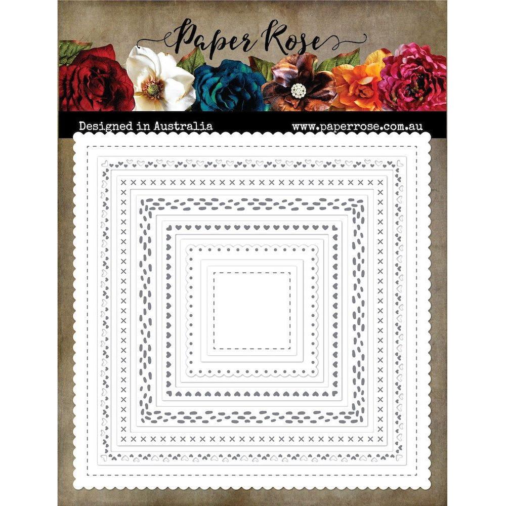 Paper Rose Lots and Lots of Squares 2.0 Dies 29742 – Simon Says Stamp