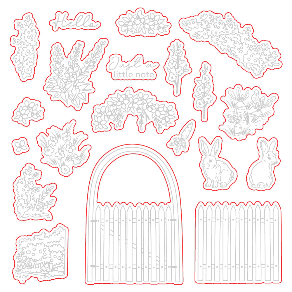 Honey Bee Garden Gate Dies hbds-483* – Simon Says Stamp