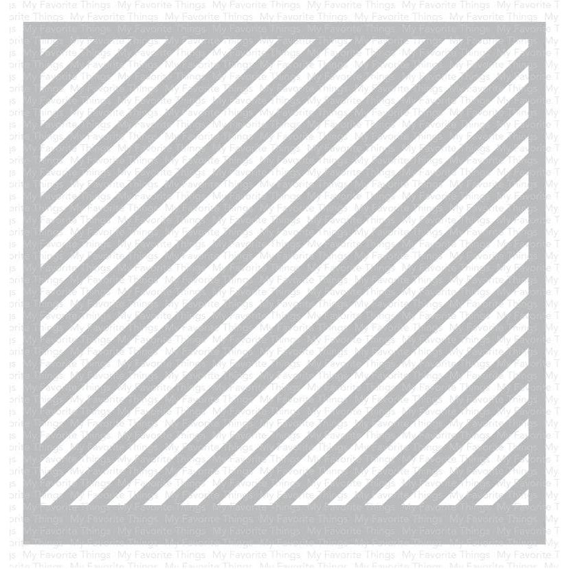 My Favorite Things Diagonal Stripes Stencil st178* – Simon Says Stamp