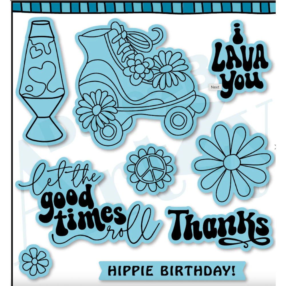 Dare 2B Artzy Good Times Roll Die Set d209* – Simon Says Stamp