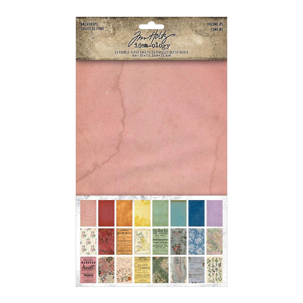 Tim Holtz idea-ology Backdrops Volume 5 th94309 – Simon Says Stamp