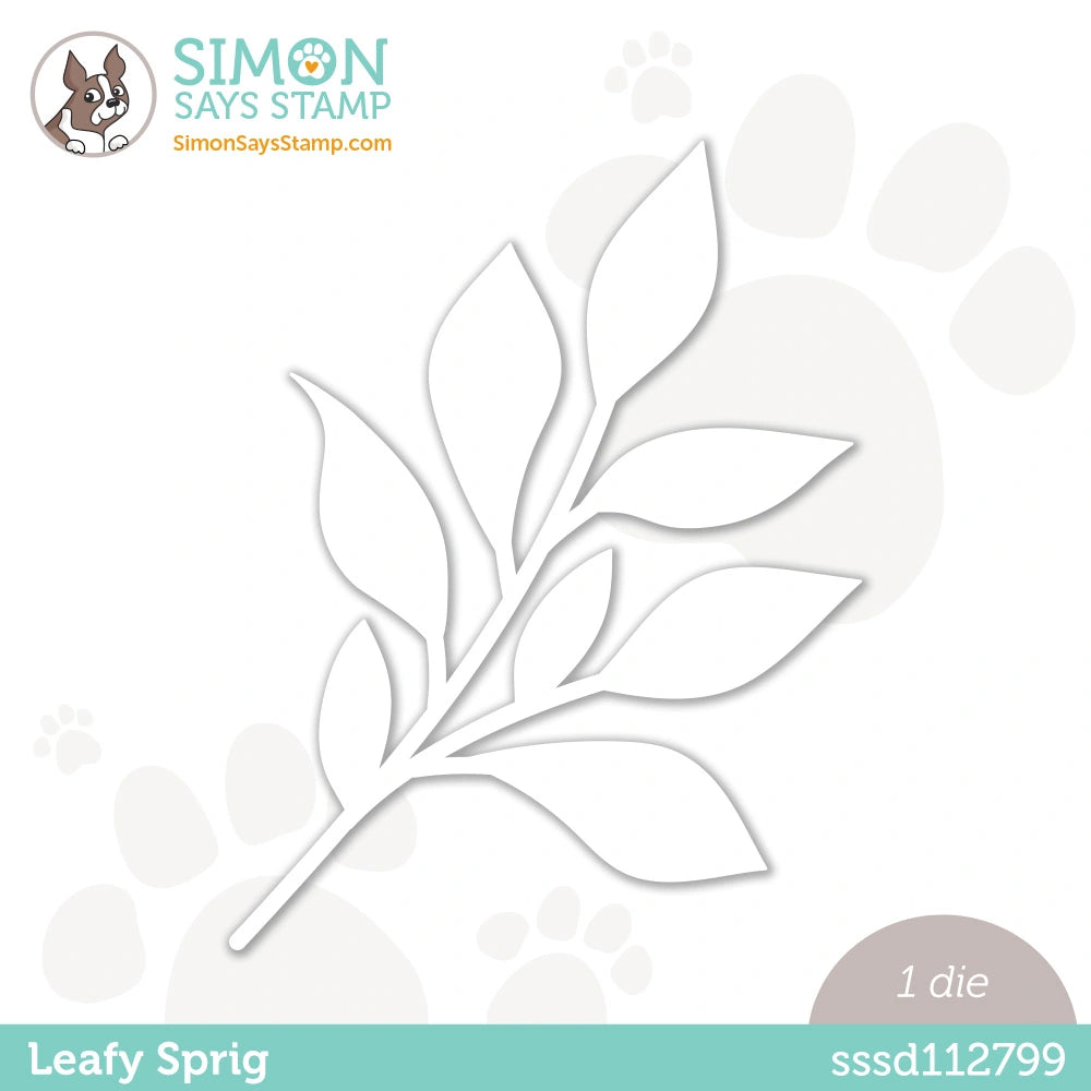 Simon Says Stamp Leafy Sprig Wafer Die sssd112799 Beautiful Days