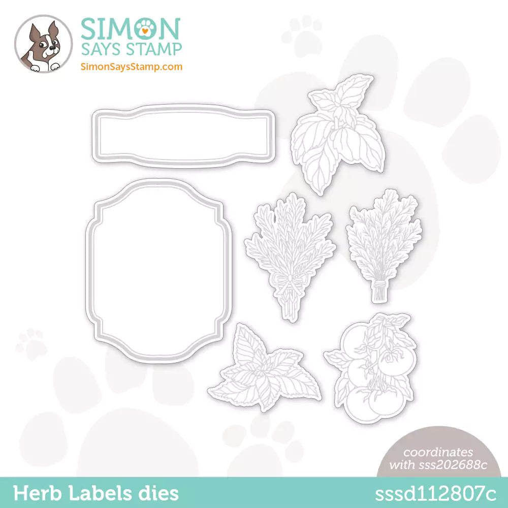 Simon Says Stamp Herb Labels Wafer Dies sssd112807c Just For You