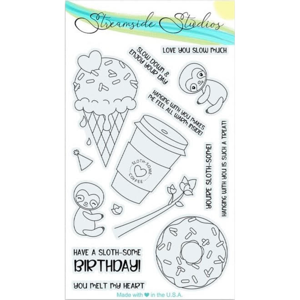 Streamside Studios SLOTH-SOME SLOTHS Clear Stamp Set stsd14 – Simon ...